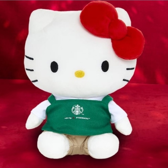 Starbucks | Accessories | New Starbucks X Hello Kitty Plush Barista ...